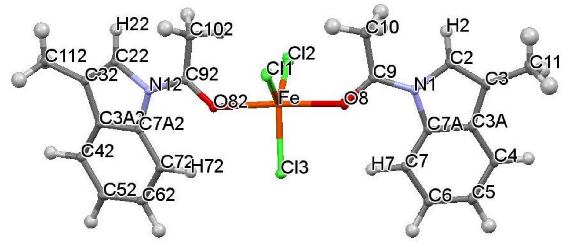 X-ray crystal structure of n-ac skatole la with the