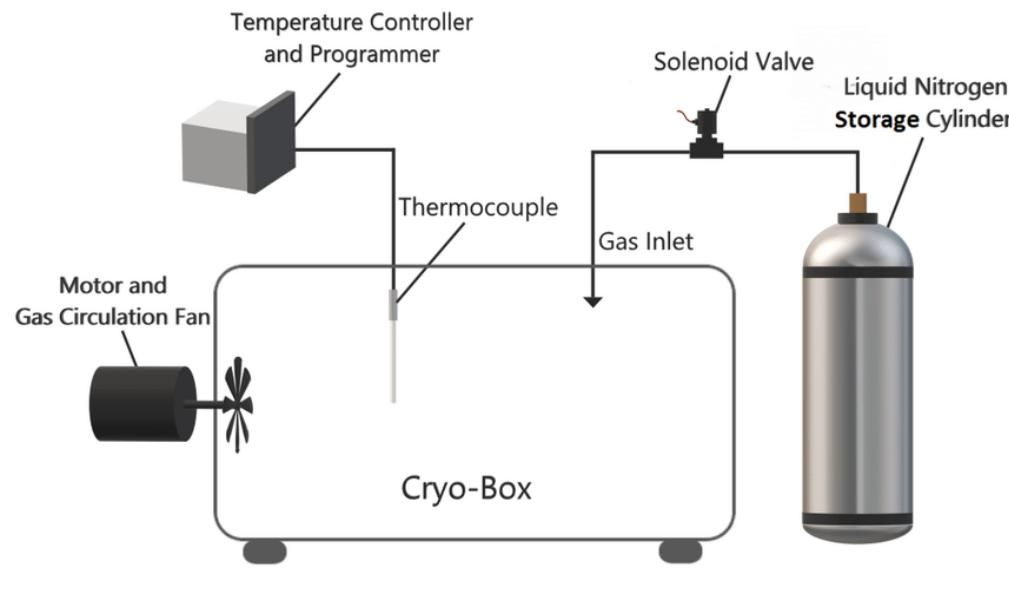 C: advance cryo-processer (vaporized liquid phase) the