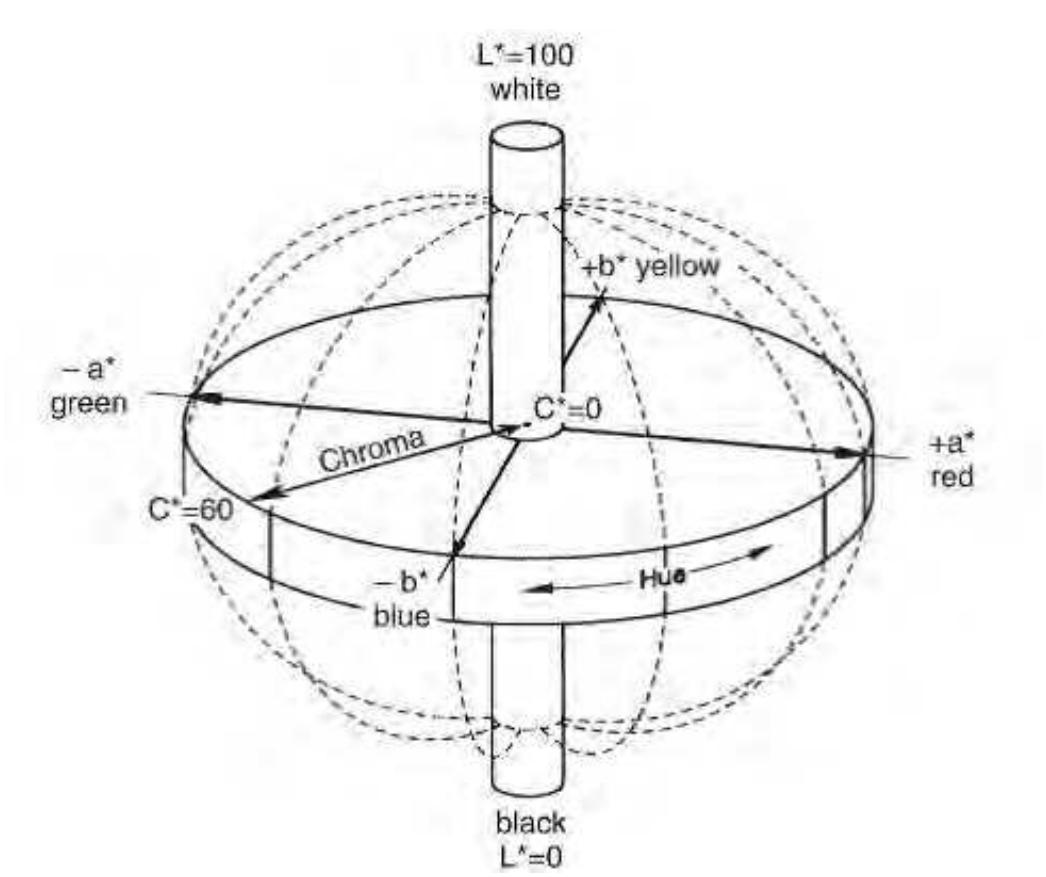 The cie l*a*b* uniform color space [7] fabric permeability