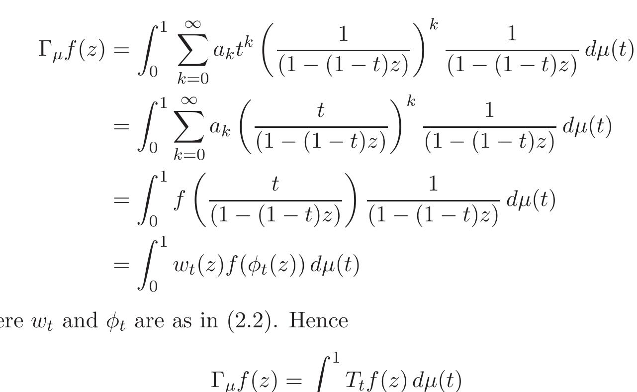 Where Tj Are The Weighted Composition Operators 2 1 This
