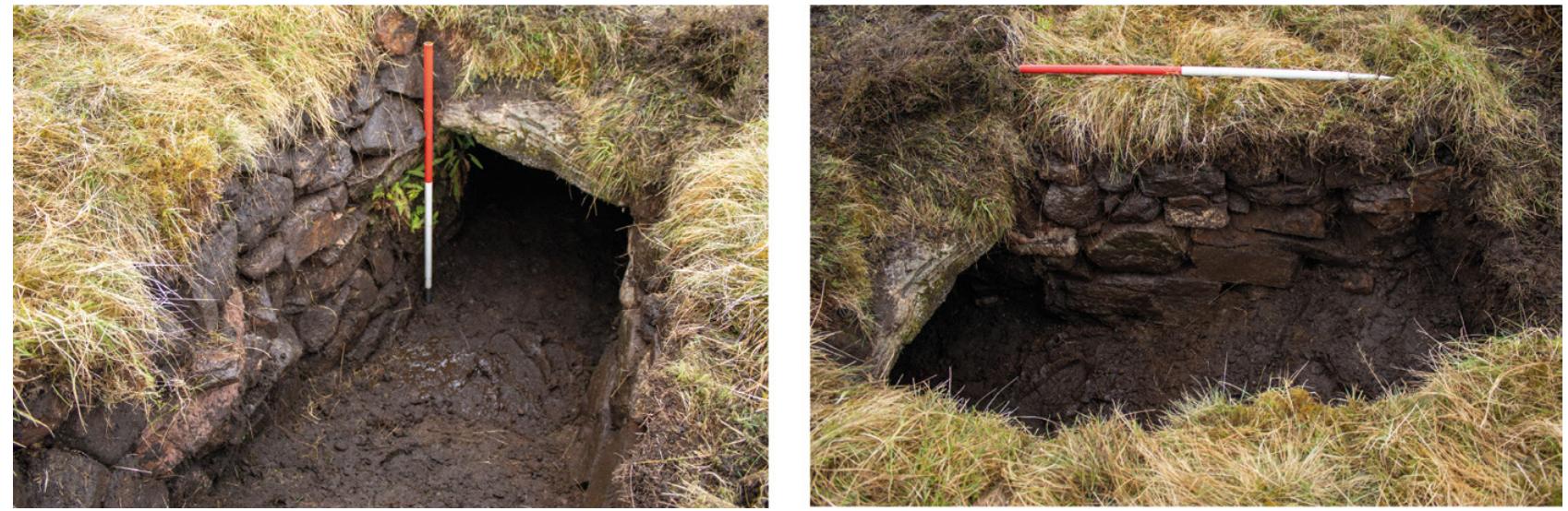 Illus 8 the opening following excavation, conservation and