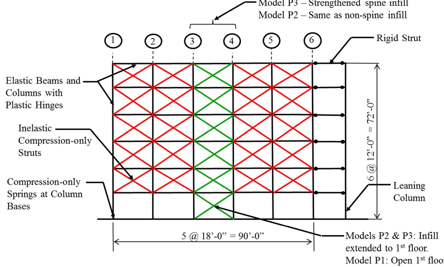 Two-dimensional structural models were constructed for three