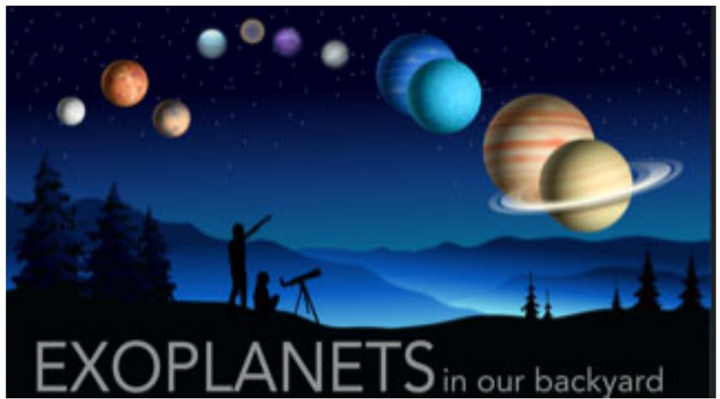Logo for the cross assessment group workshop ‘exoplanets in