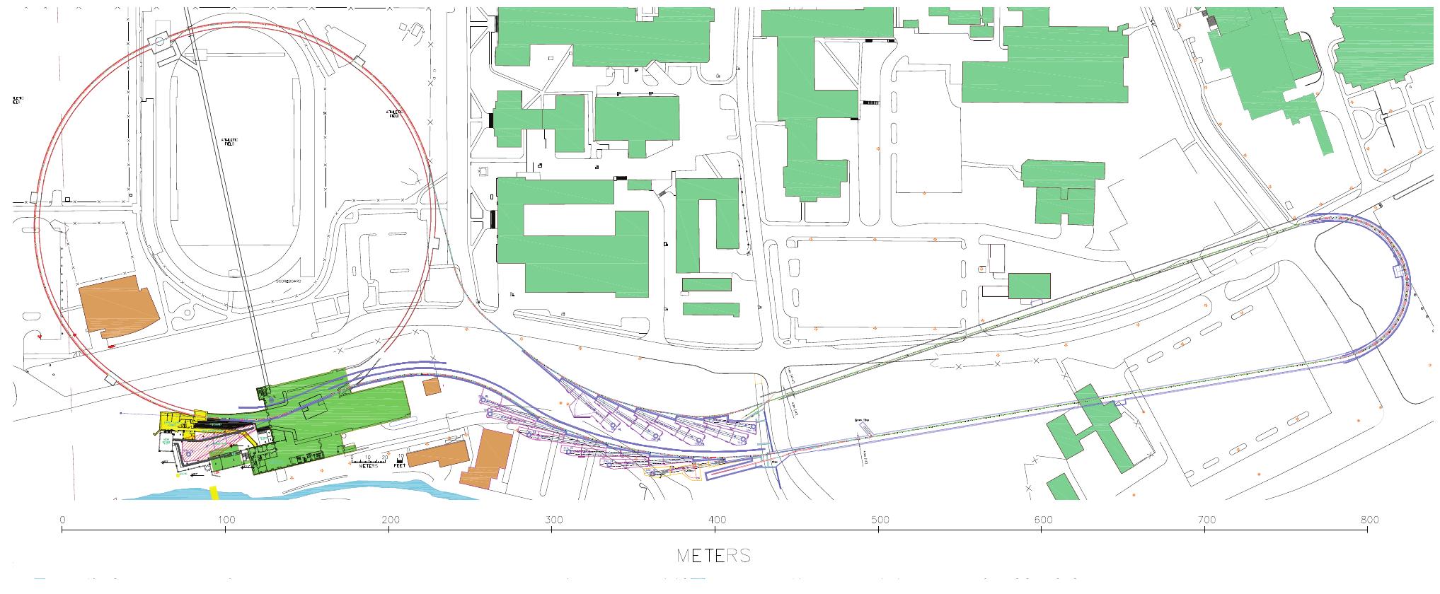 The cornell erl on the campus map.