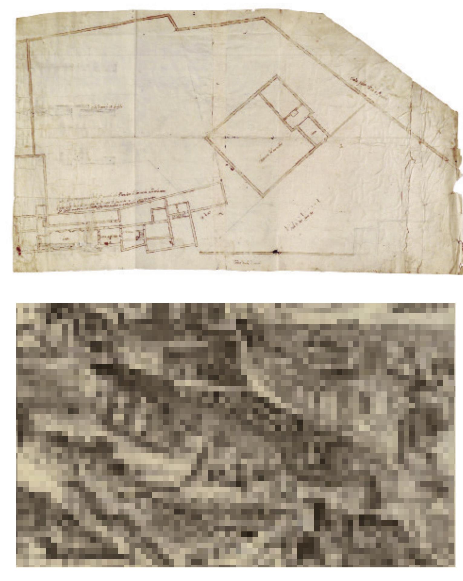 Antonio tempesta’s 1593 map of rome portrays the medieval
