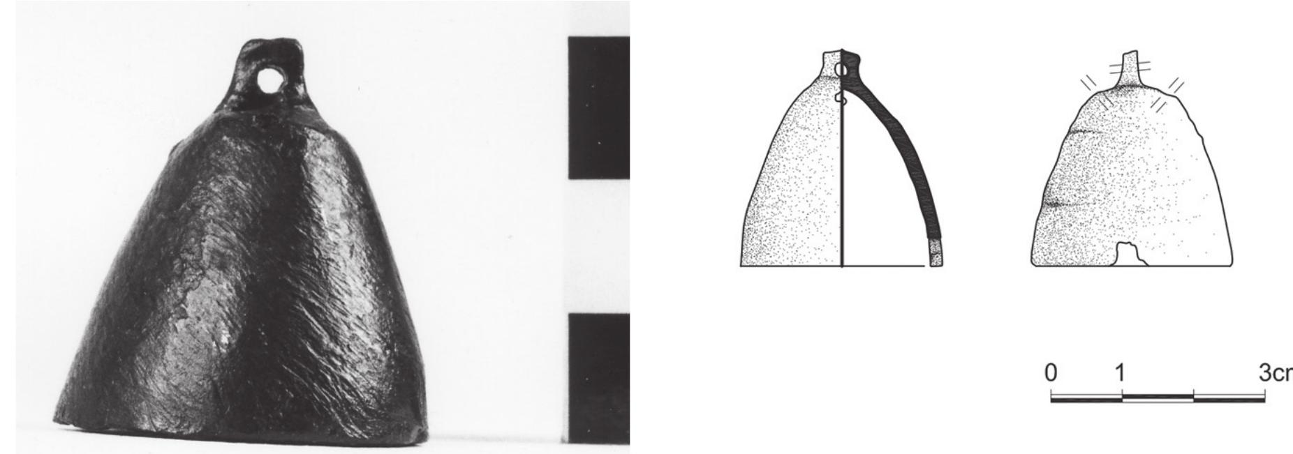 A-b. bronze bell from tomb i-2 (photo m. giannopoulou;