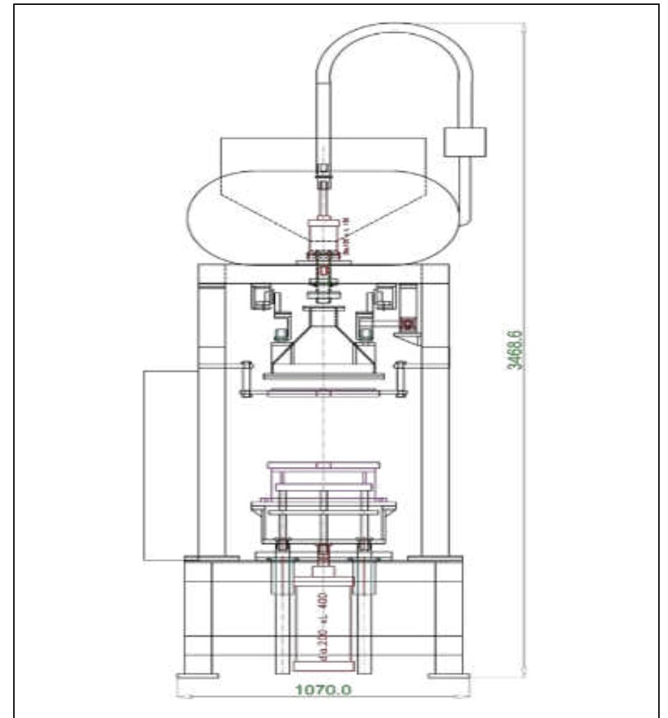 Completed 2d technical design of the horizontal shell core