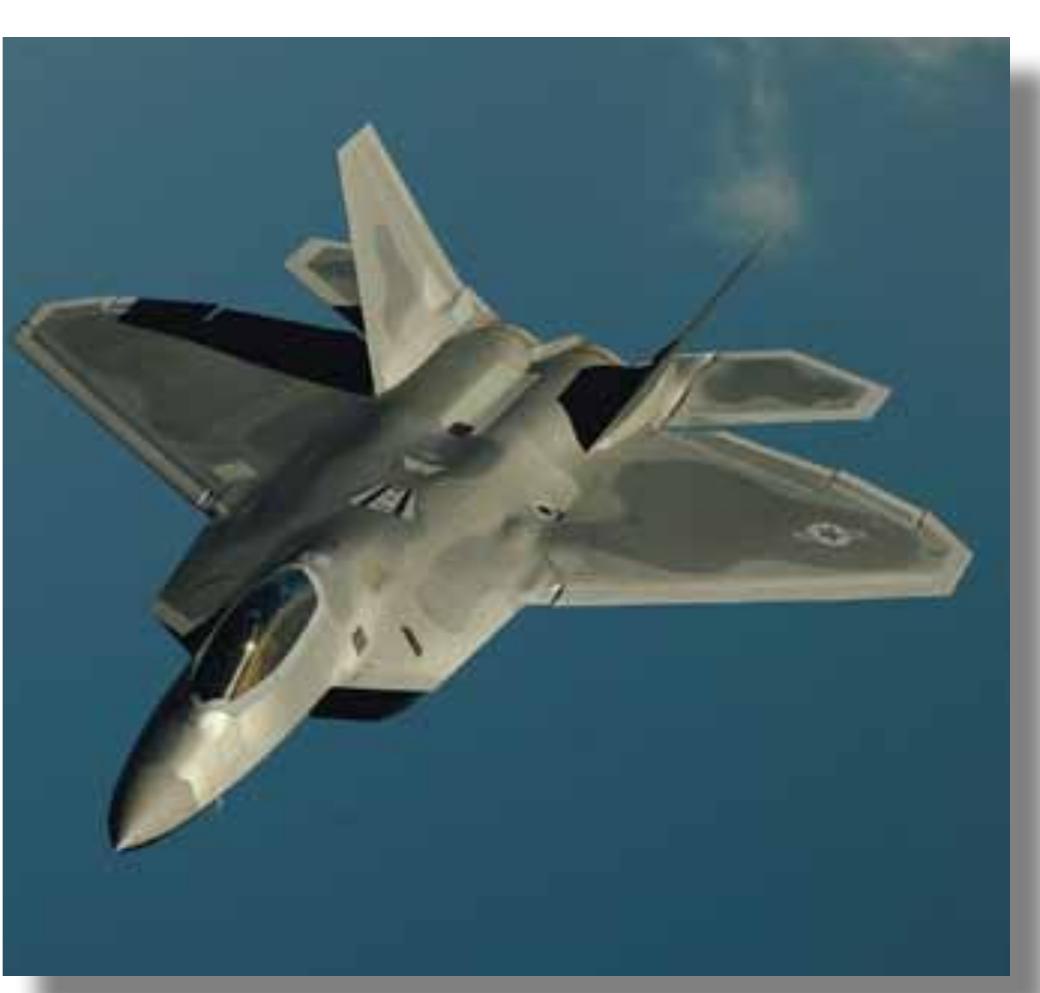 The f-22a raptor remains the stealthiest fighter design, and
