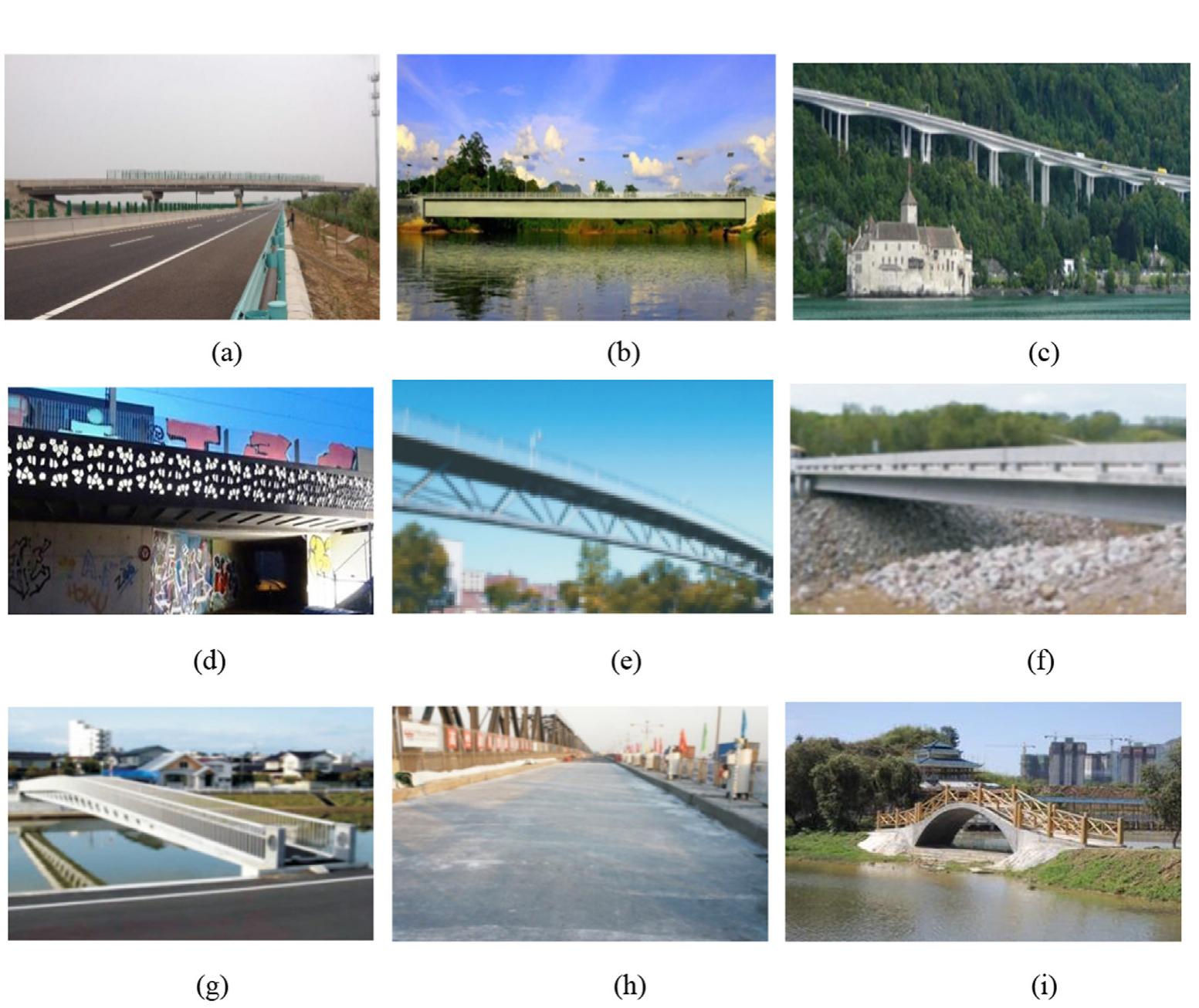 Typical applications of uhpc in bridge engineering: (a)