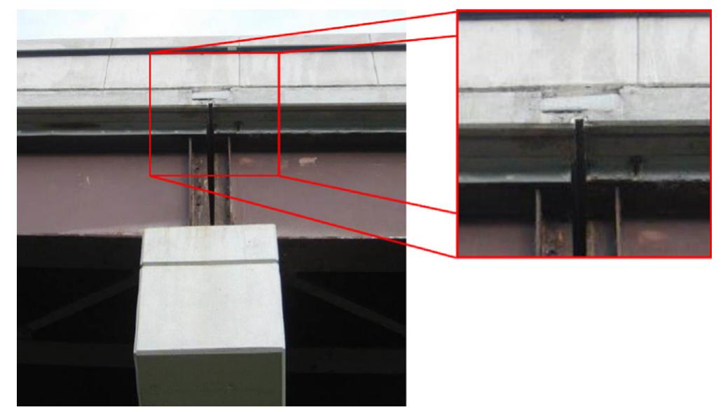 Elevation view of uhpc link slab [123].