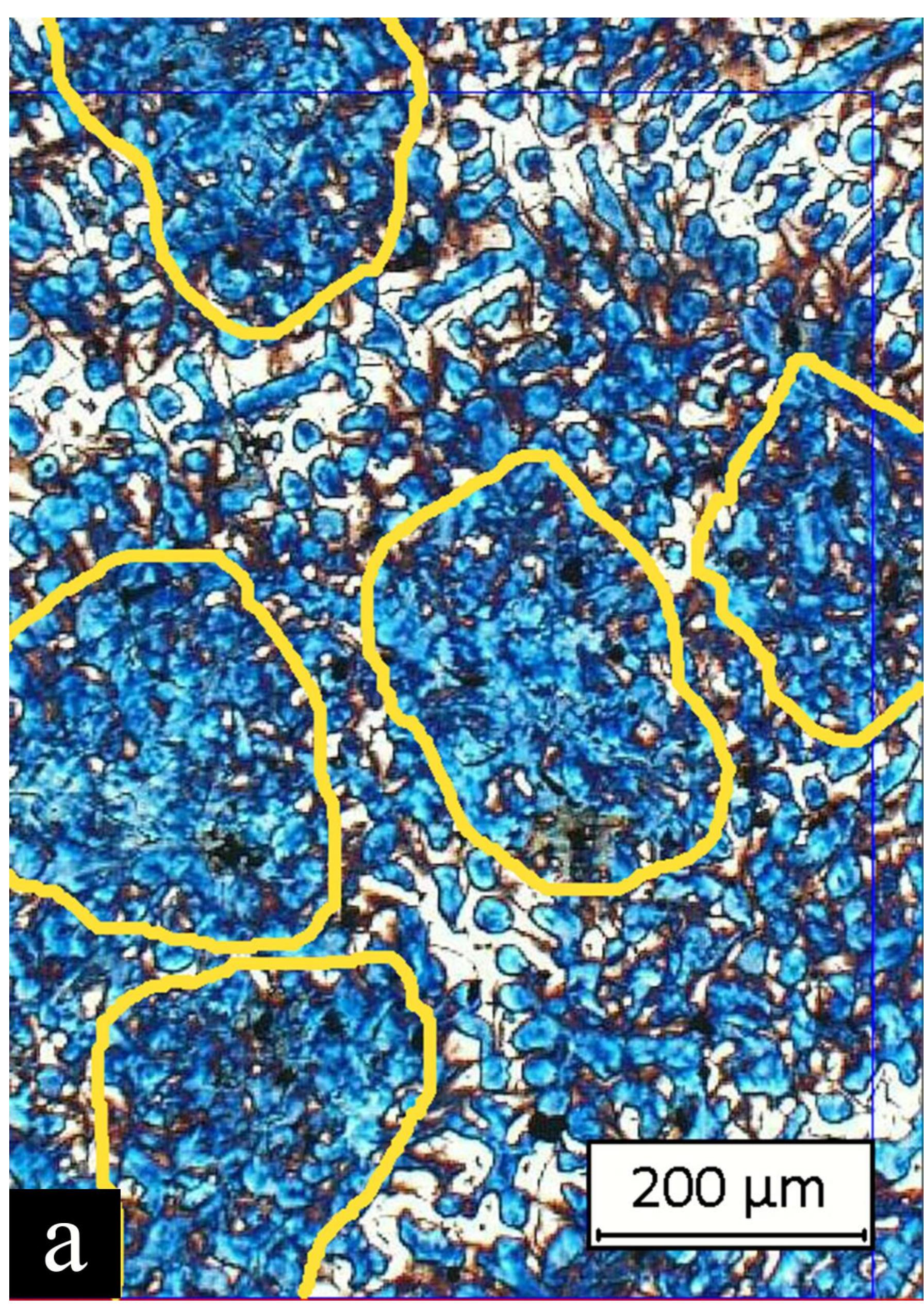 Figure 2 - Study of microstructure and silicon segregation