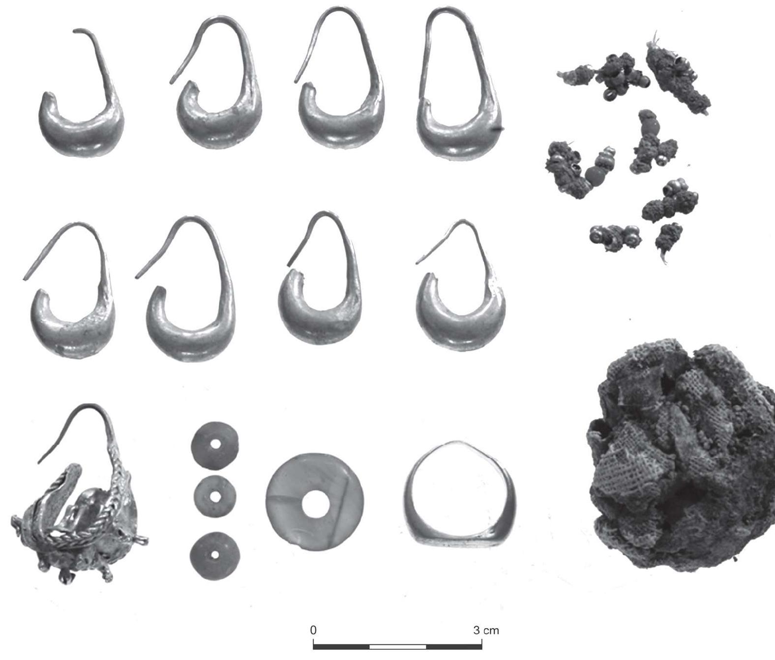 Figure 5 - from Megiddo JEWELRY HOARD FROM EARLY IRON AGE I