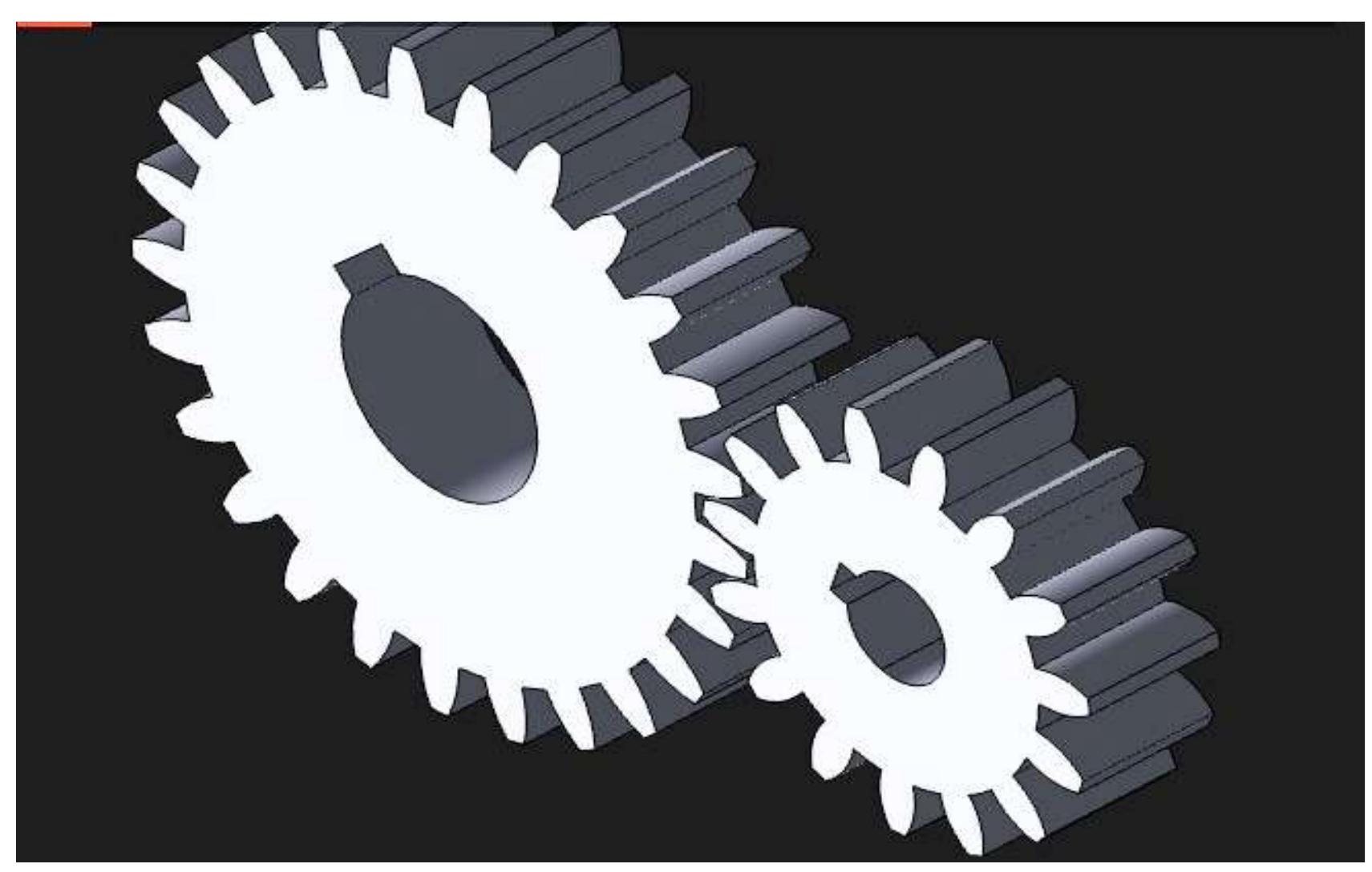 Figure 4 - Static Structural Analysis of Spur Gear using
