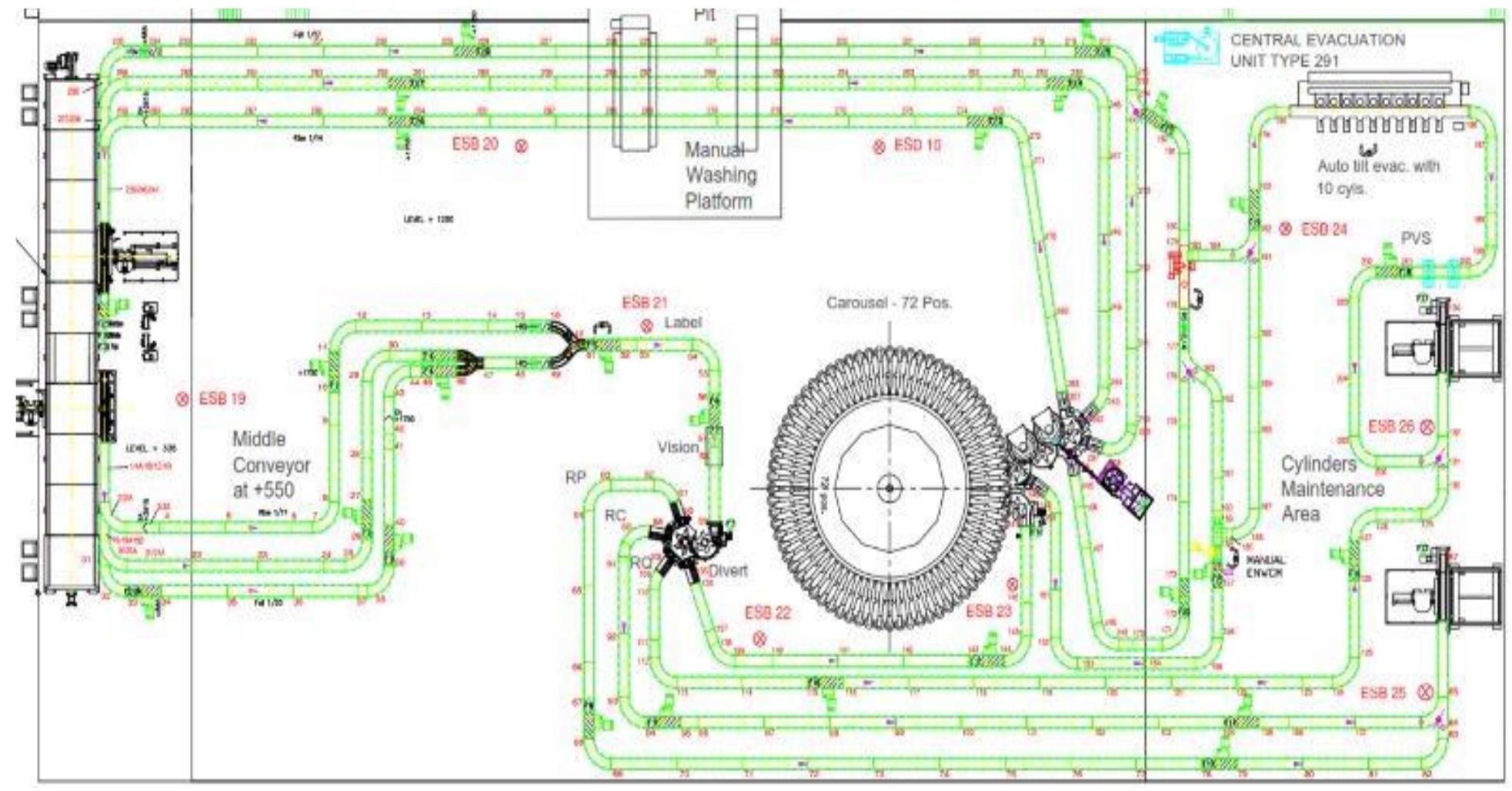 The lpg autocad layout plan of the flexspeed unit. pin — sn