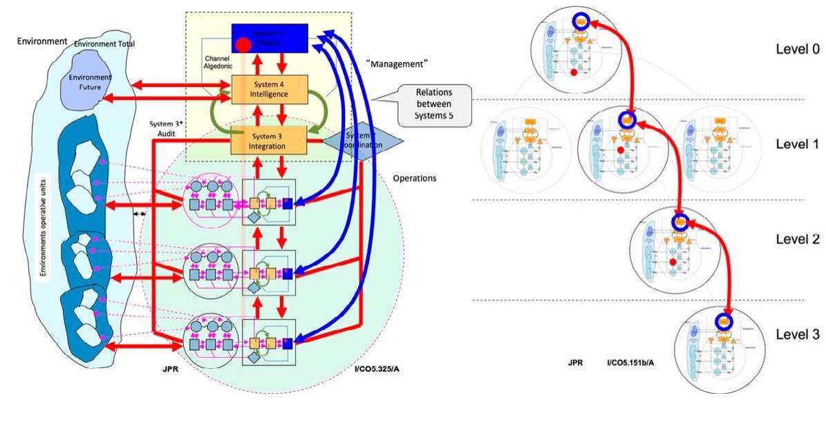 Coherence between different levels of recursion in system 5