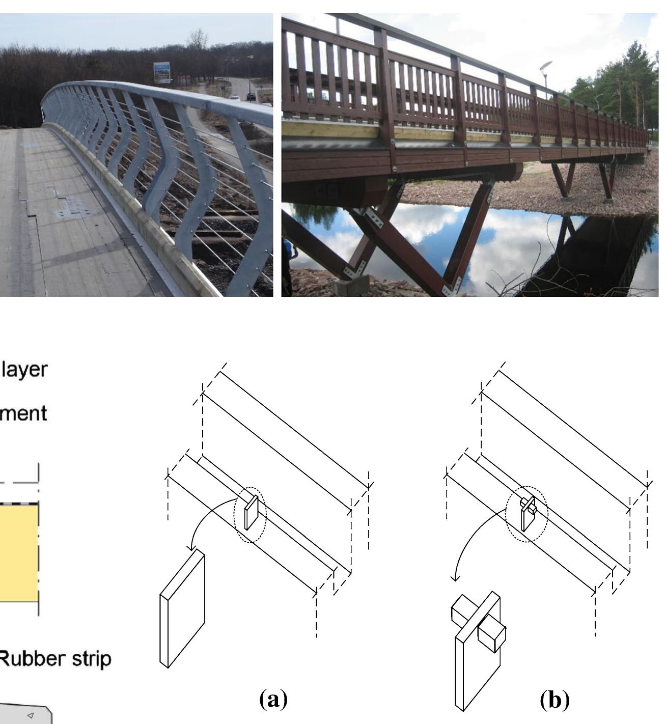 Principle of bearing systems at the abutment of an slt-deck