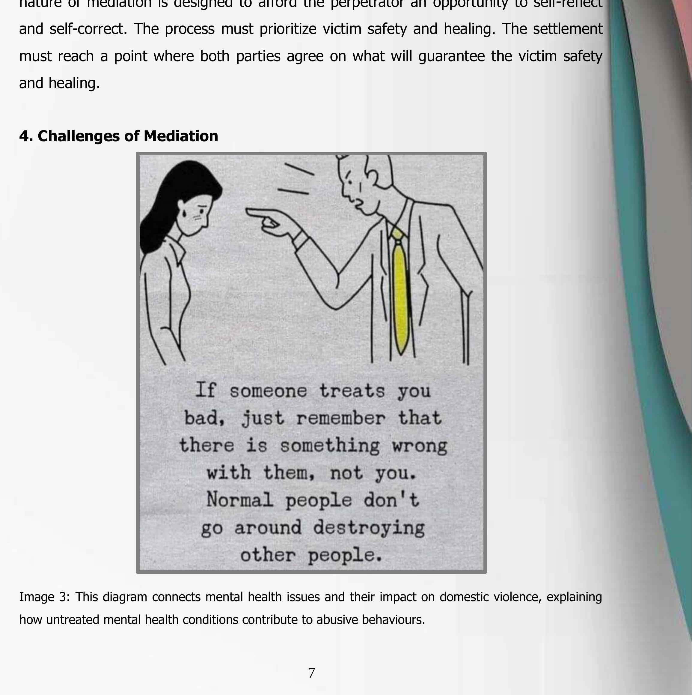 Figure 3 - Guidelines for Victim-Safety During Mediation of