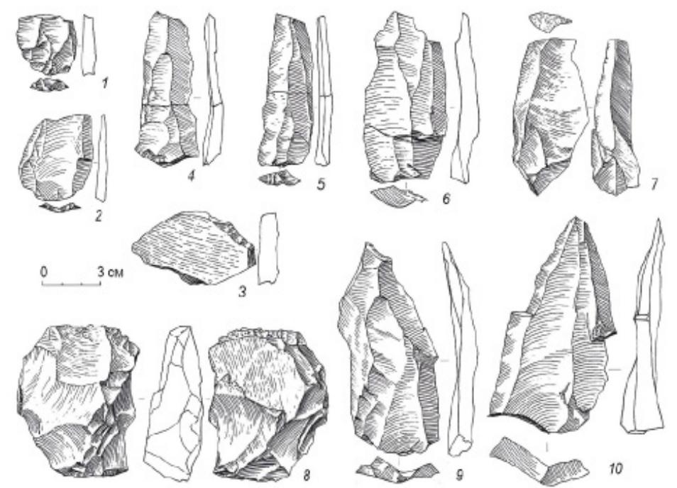 Acknowledgment figure. 12: drawings of lithic artifacts