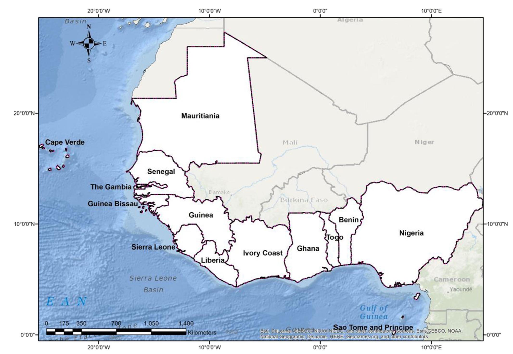 West africa coastal countries