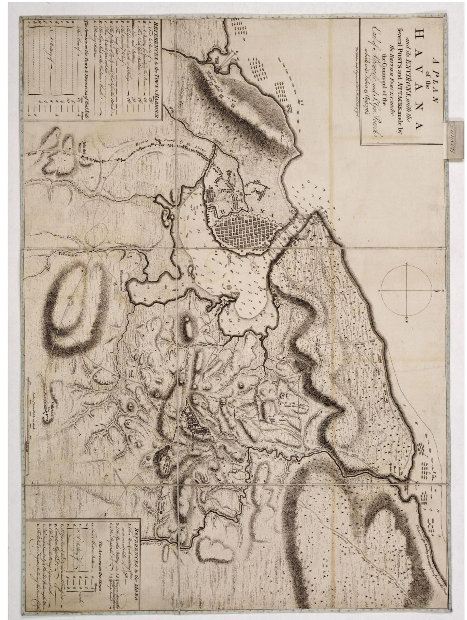 “a plan of the havana and its environs with the several