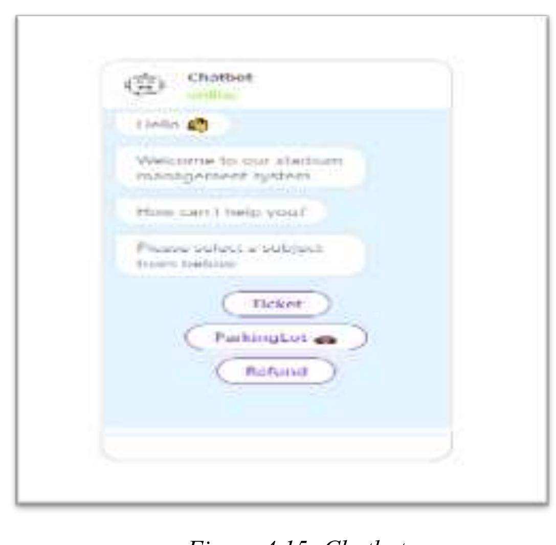 Figure 25 - Stadium Management System