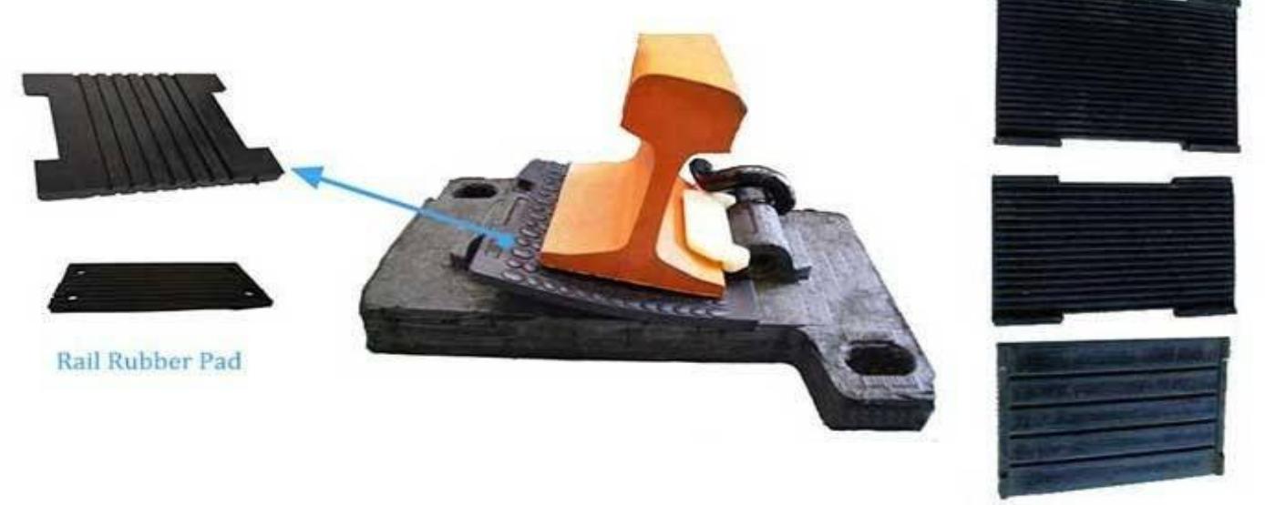 Railway rubber pad [*courtesy: https://banujmixing.com].