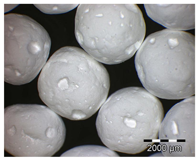 Figure 3 - Segregation of particulate solids: Experiments