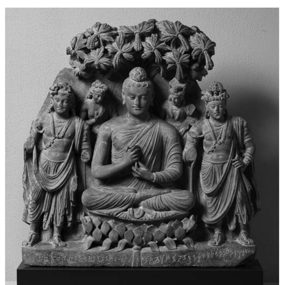 Buddha triad, h. 61.6 cm, private collection. photograph