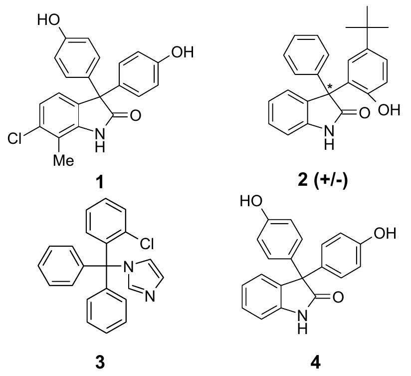 Structure of compound 1, lead compound of reference 1b 2,