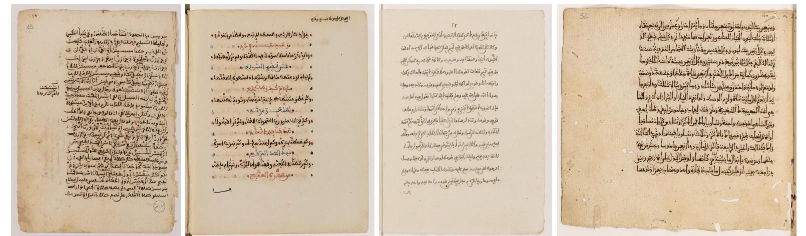 Examples of complex layout. from left to right: