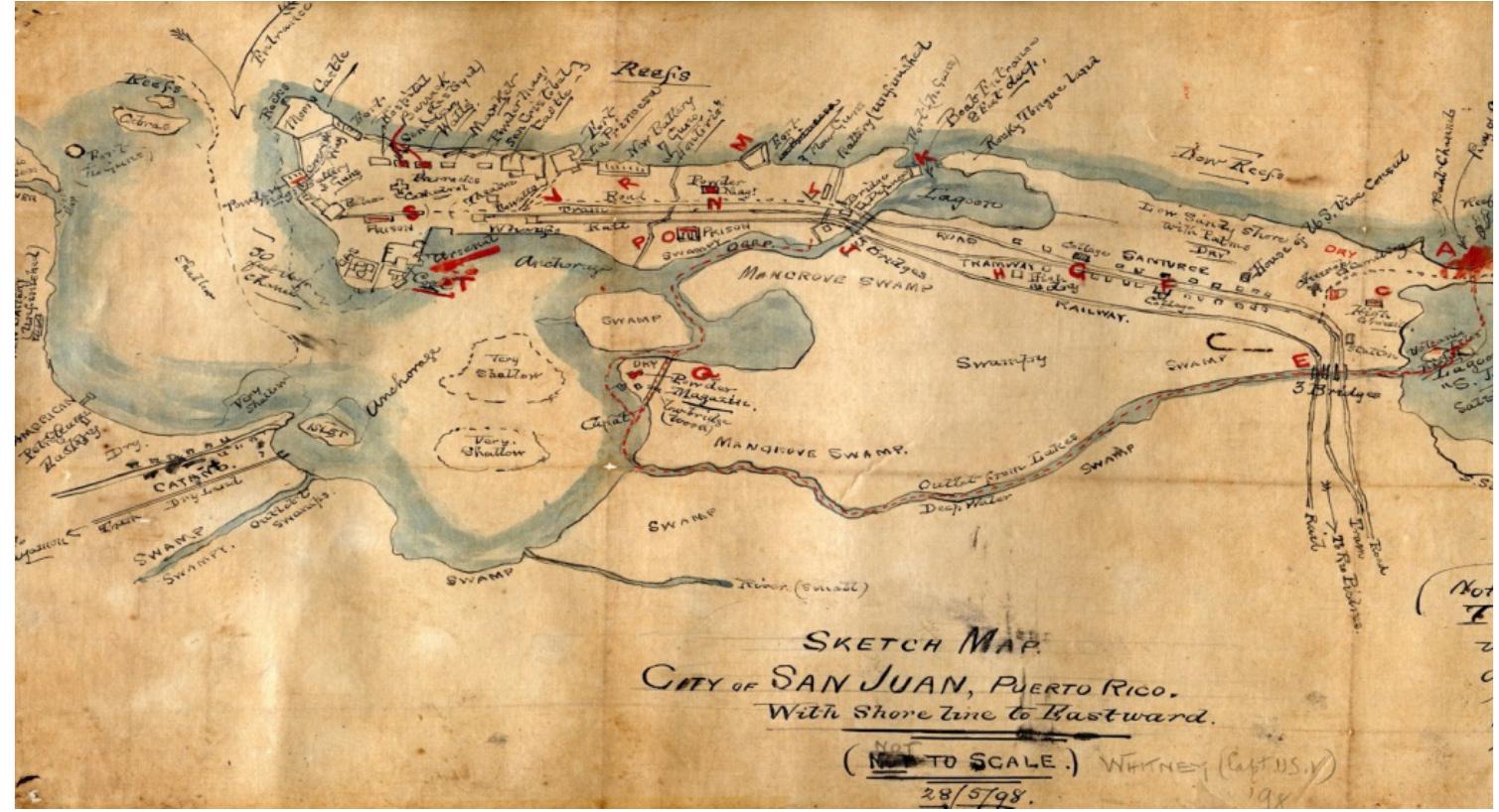 (illustr. no. 19, captain henry h. whitney’ sketch map of