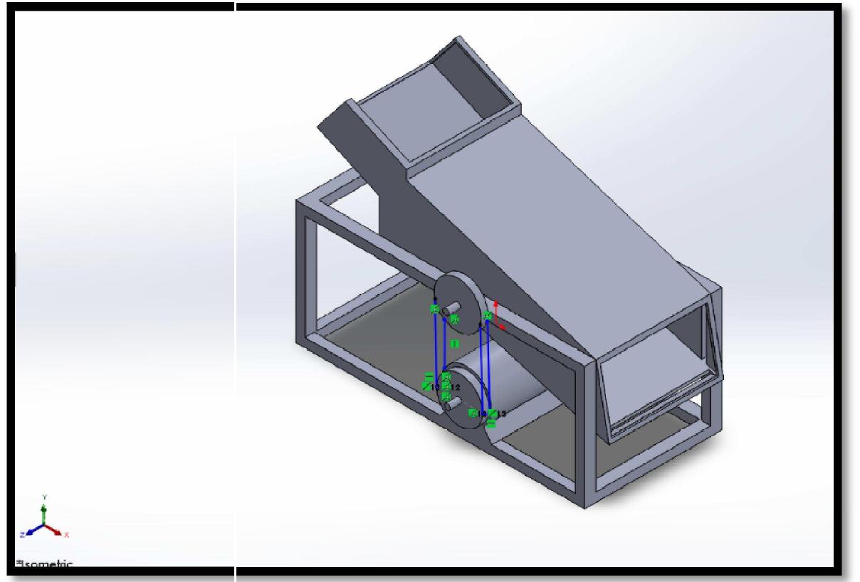Cad model final fabricated model