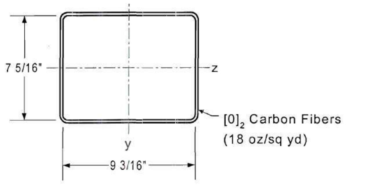 4: cross section of specimen 4r2 the cross section is shown