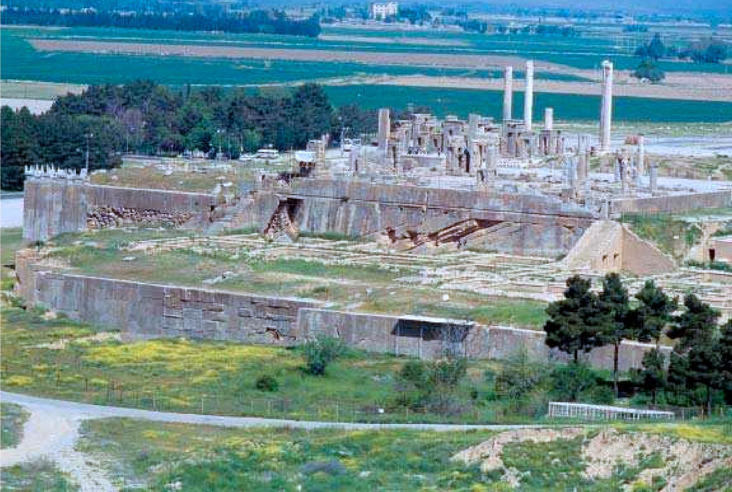 On its lofty pedestal symbolized the power and sta- bility