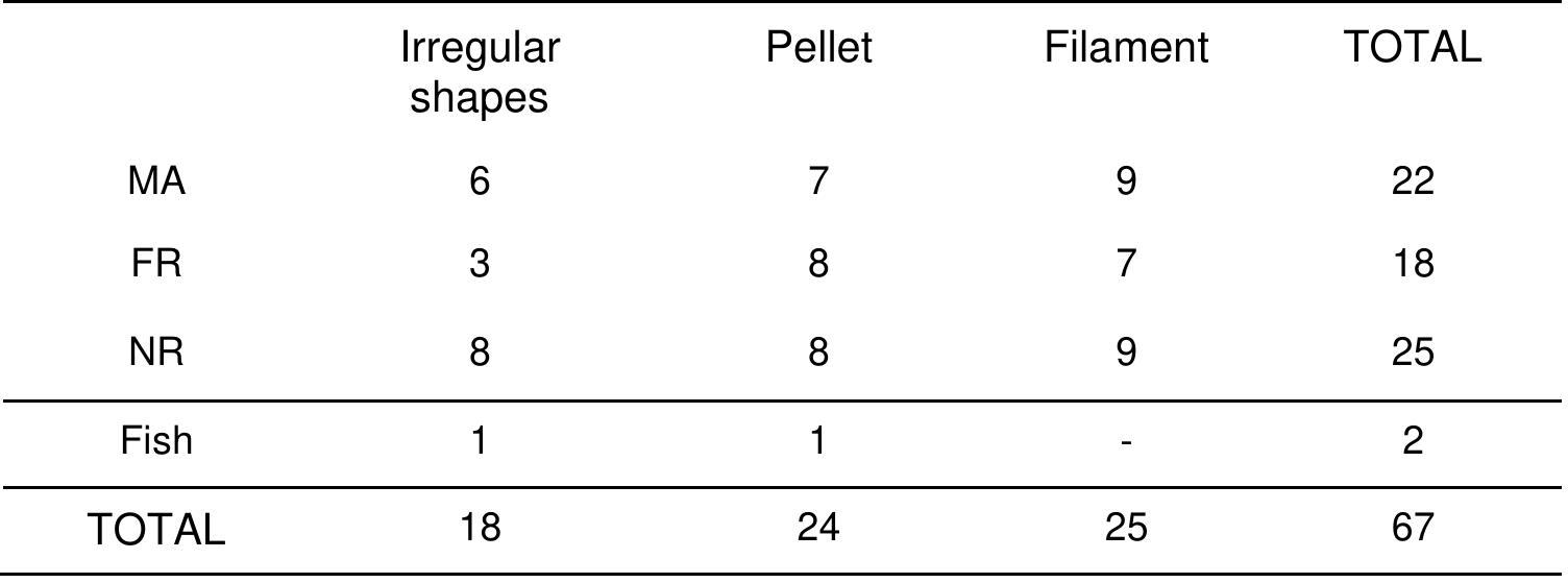 3.2 assessment of microplastics in sediments according to
