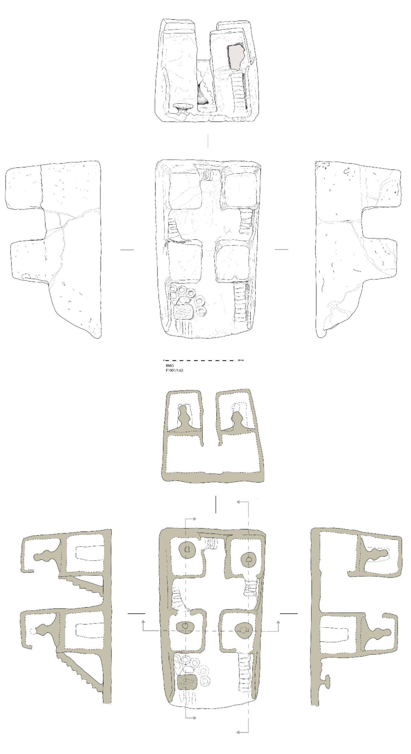 Figure 2 - Architectural models of ancient Egypt: the soul