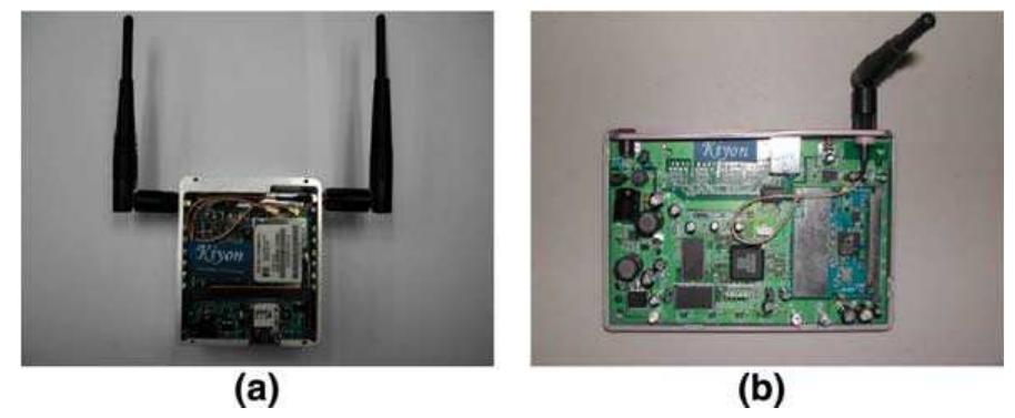 Examples of mesh routers based on different embedded