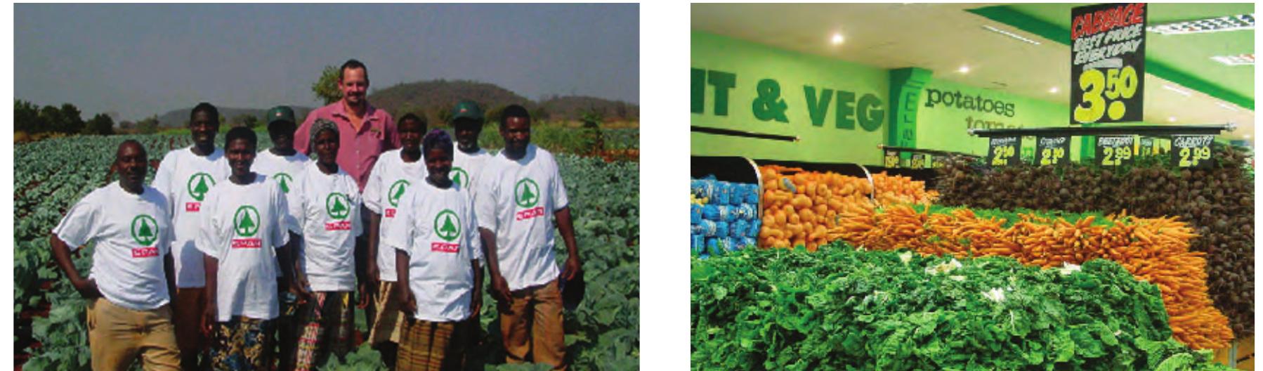 The fresh produce section of the thohoyandou spar. emerging