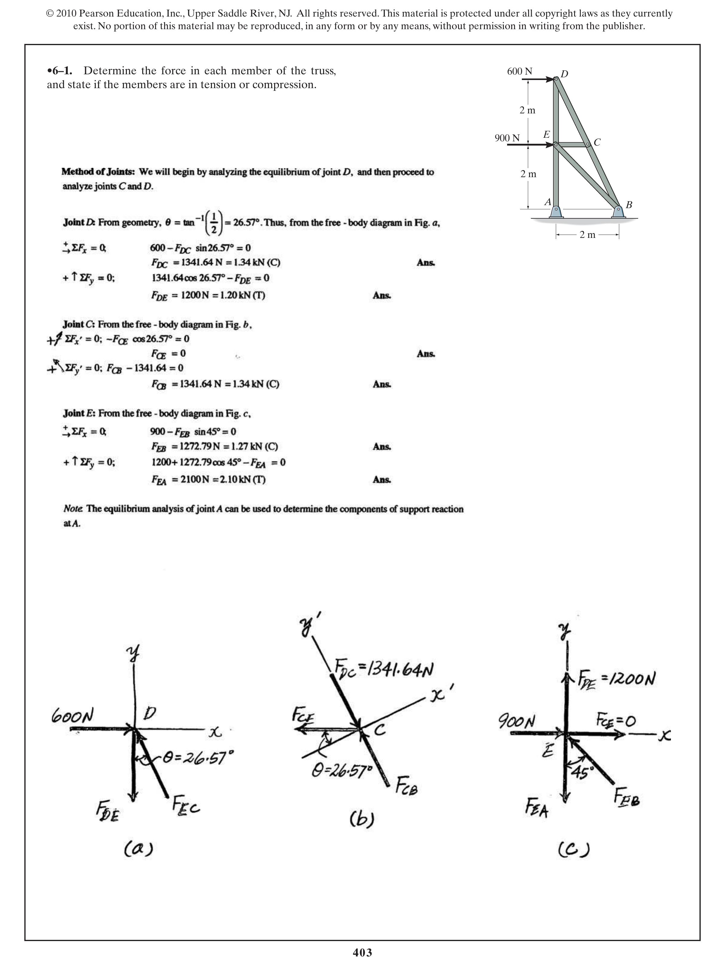 (PDF) Engineering Mechanics - Statics, 12th chapter 6