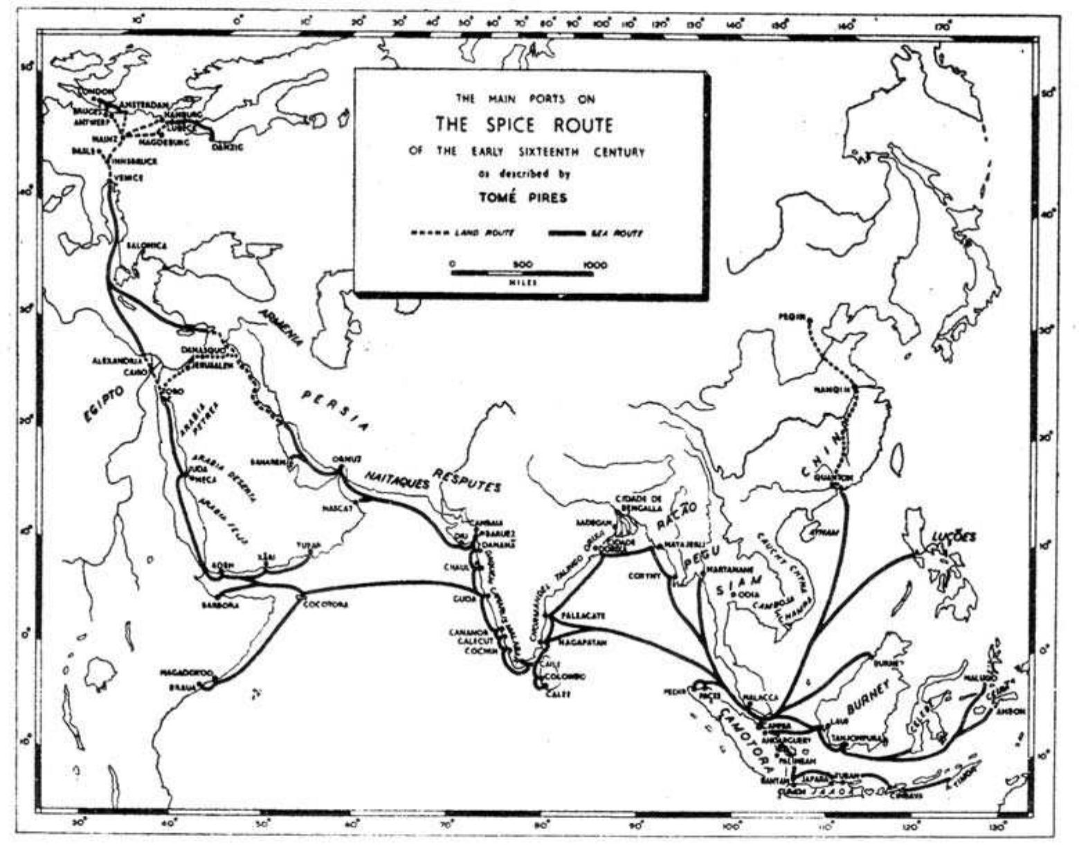 The ideal and strategic location of the malay peninsula in