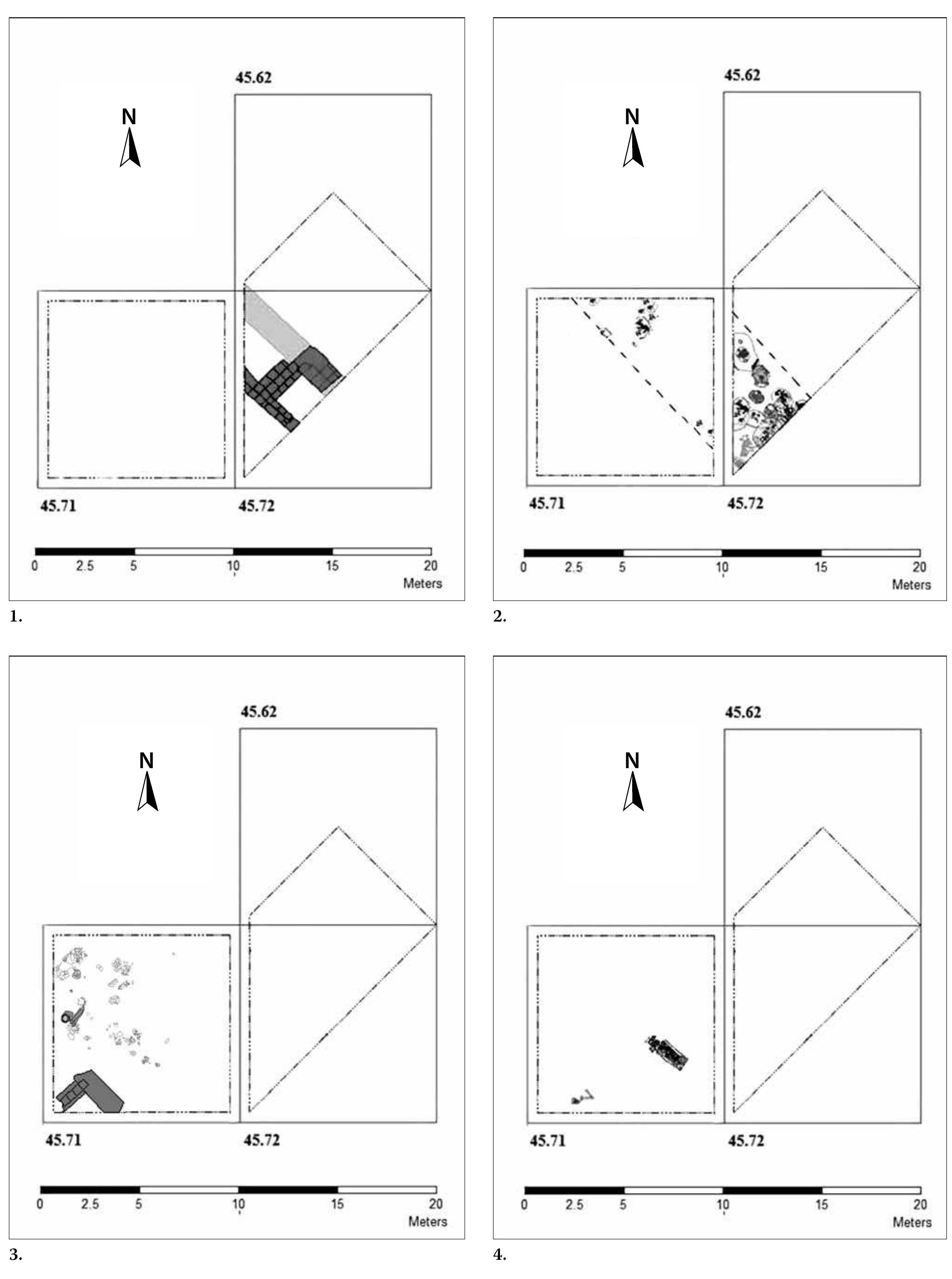 5. step trench, area 3. 1. phase 4, middle bronze age city