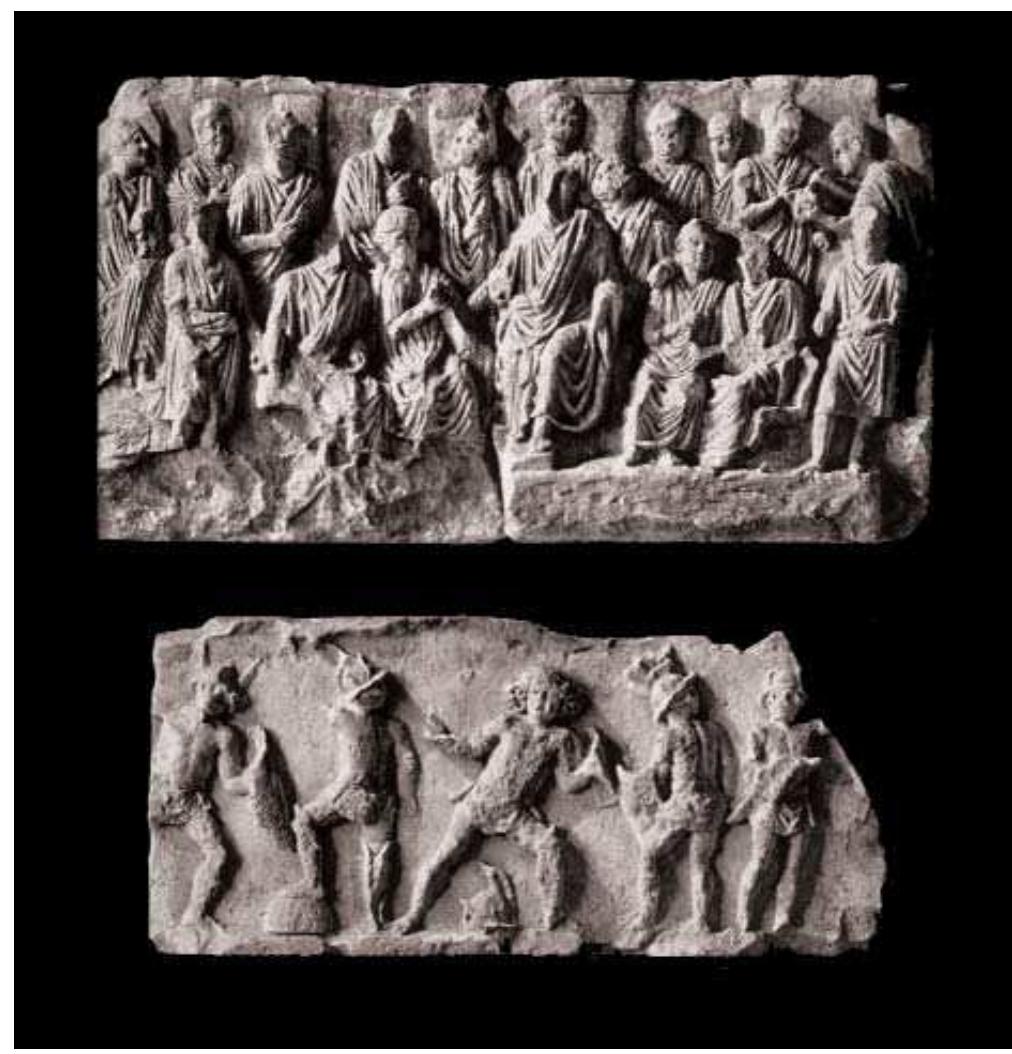 Tomb of c. lusius storax, teate marrucinorum, with reliefs