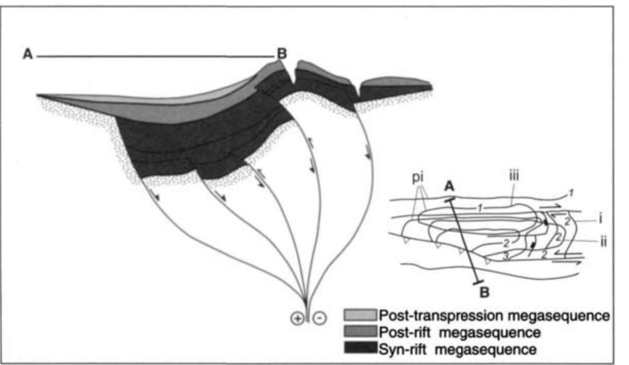 16 piggyback basins (e.g., the apennines) developed behind a