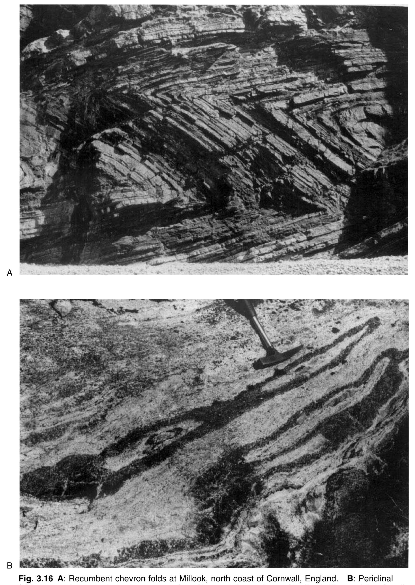 Limbs, though the bed thickness is constant if measured in a