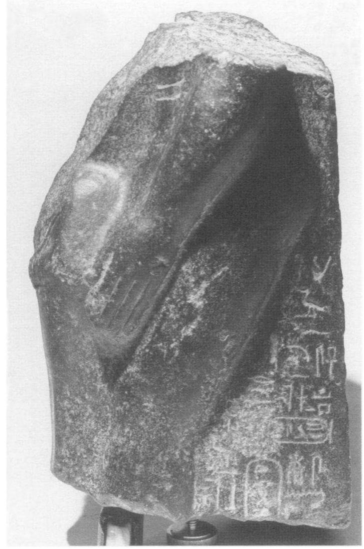 Figure 7 - The Statue BM EA 37891 and the Erasure of Necho