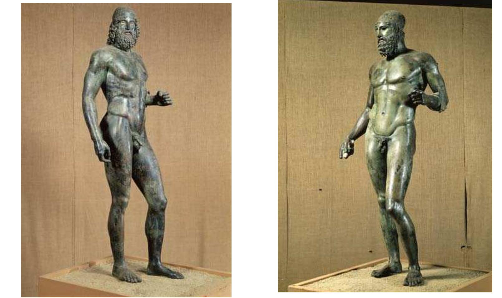 S. 4 and 5. bronze, early mid 5 c. b.c.e. riace warriors “a”