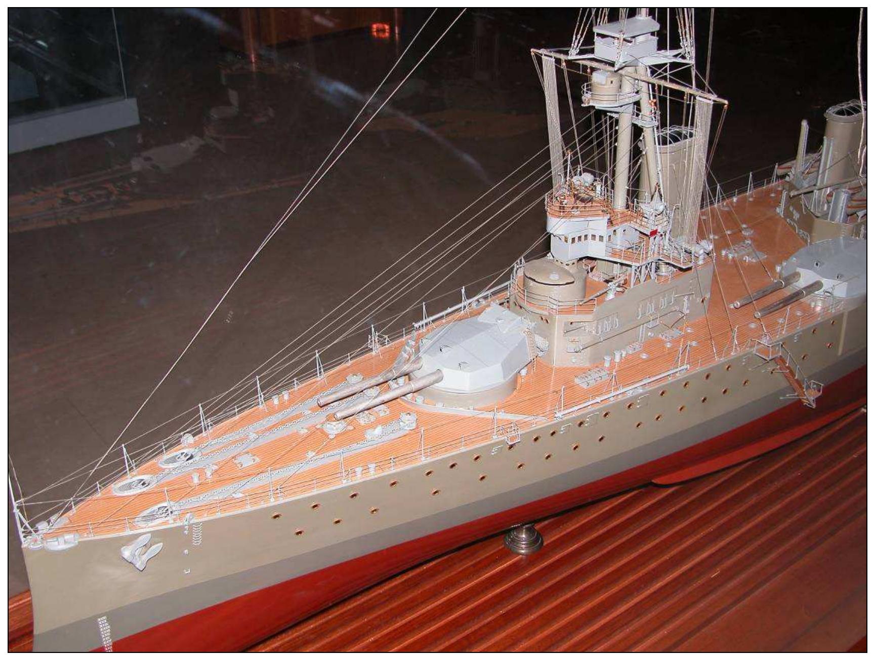 Awm model of hmas australia at the australian war memorial,