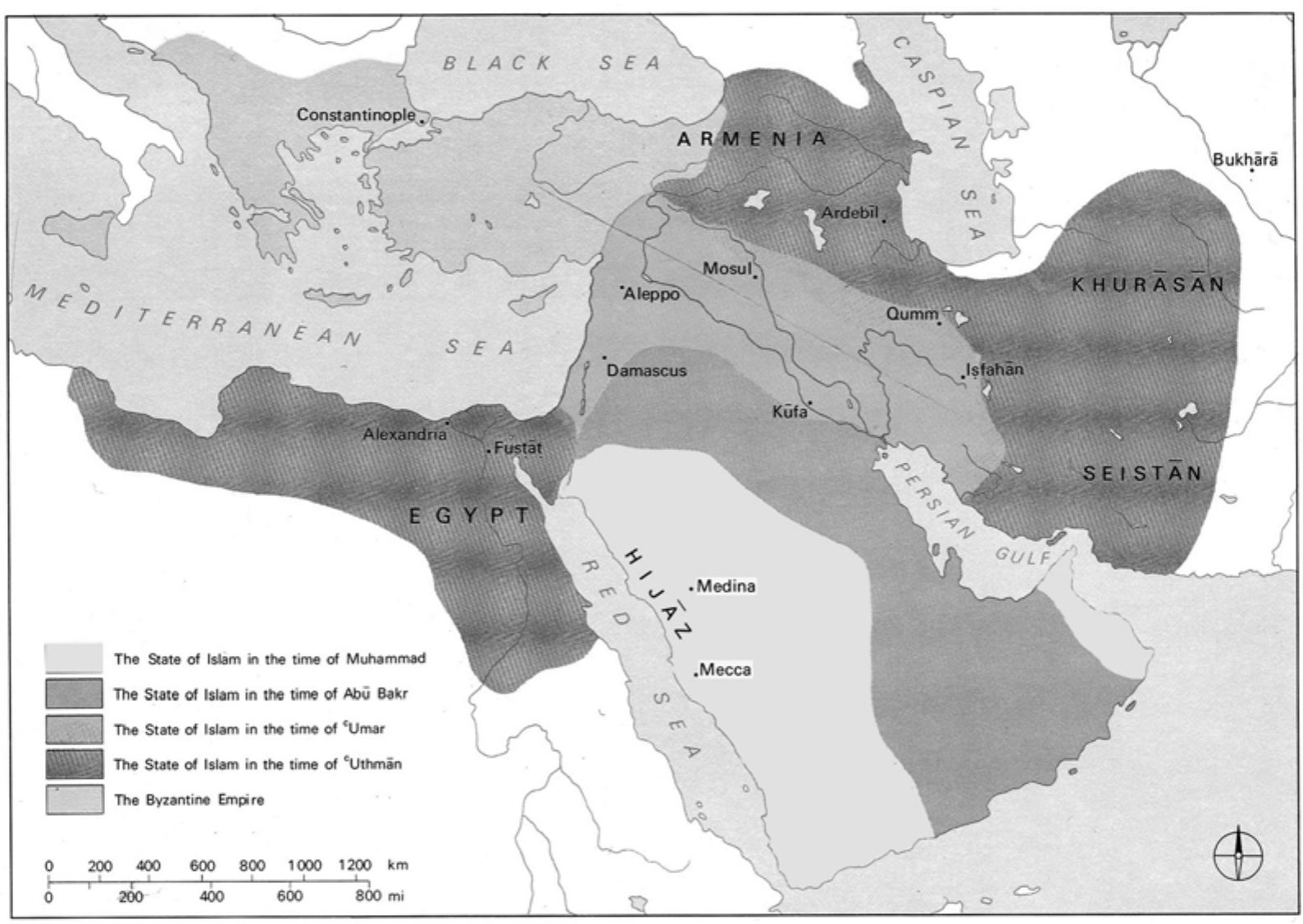 Arabs emerged from the arabian peninsula with an century