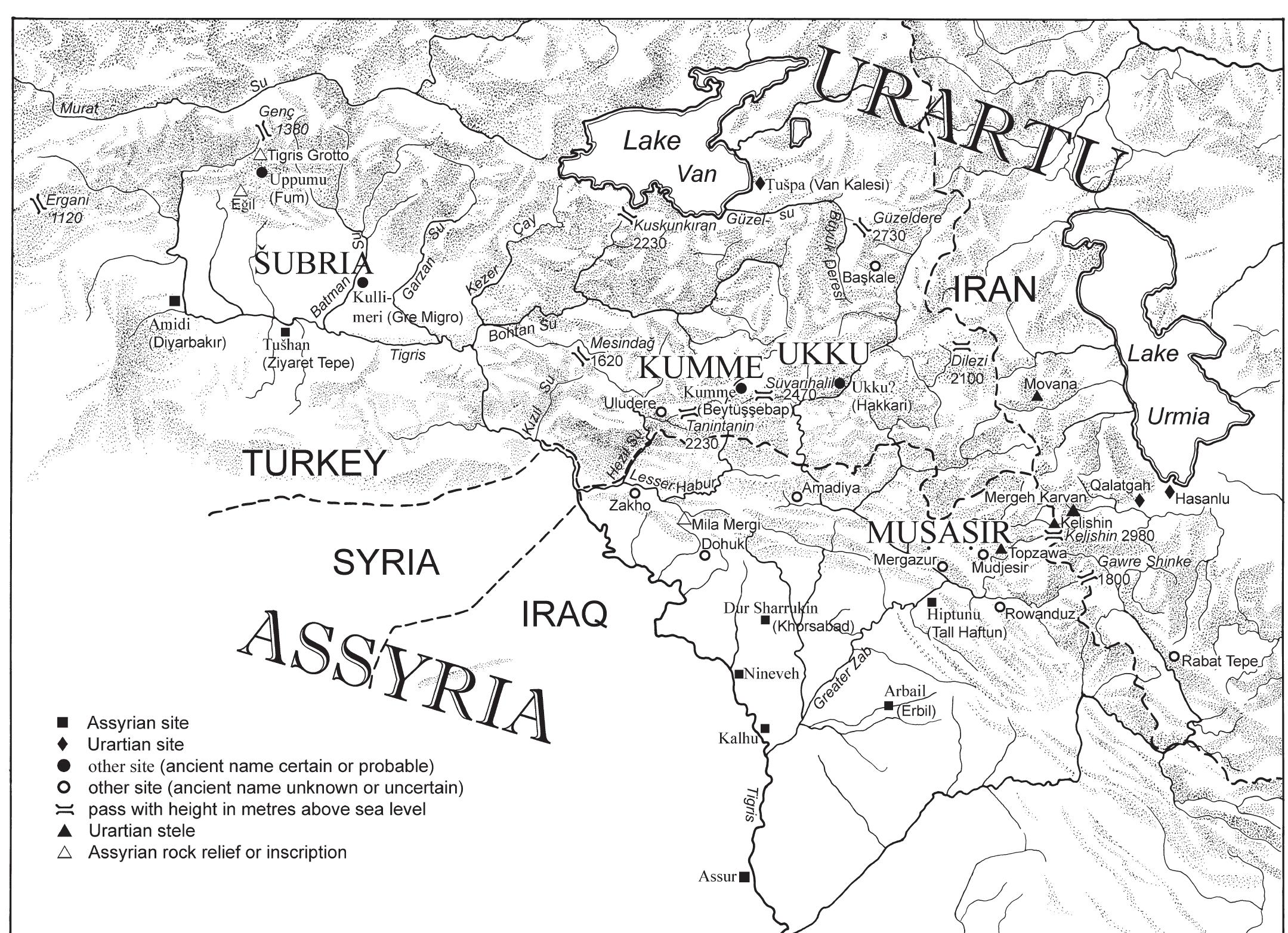 01. map showing the location of the buffer states between
