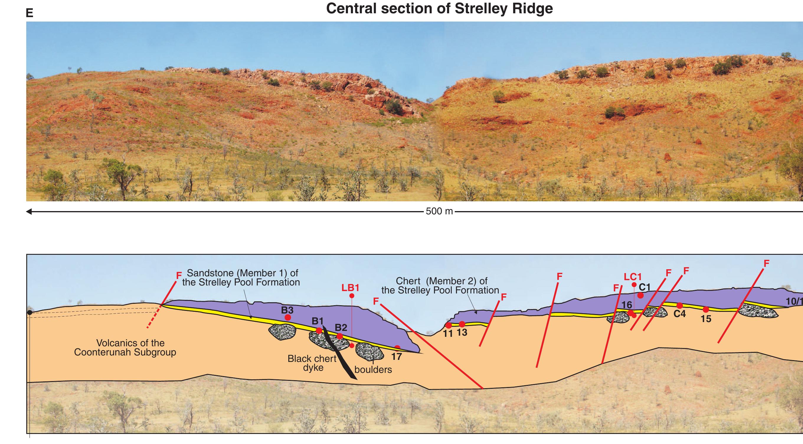 Figure 24 - The 3426-3350 Ma Strelley Pool Formation in the